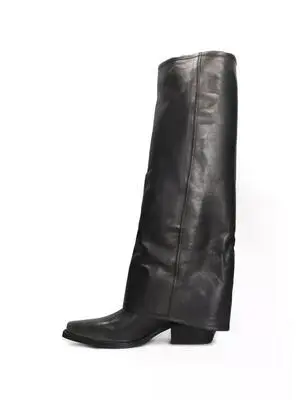 METISSE Leather Cowboy Boots