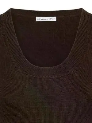 Oscar De La Renta Wool Twin Set Tank