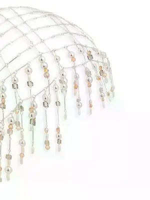 Rabanne Pearl-embellished Hair Beanie