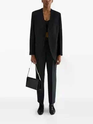 JIL SANDER Pinstripe Pleated Trousers