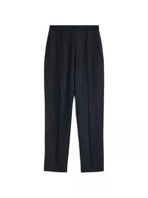 JIL SANDER Pinstripe Pleated Trousers - Blue