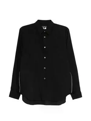 Comme Des Garçons Side-zip Patch-pocket Shirt