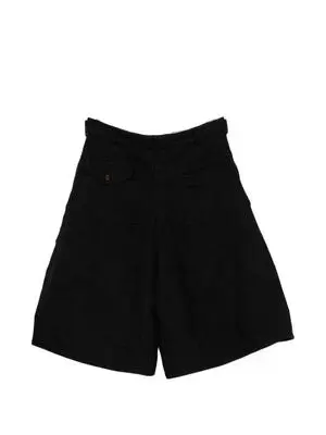 Comme Des Garçons Panelled Textured Shorts