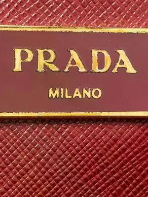 Prada Saffiano Double Zip Tote Bag