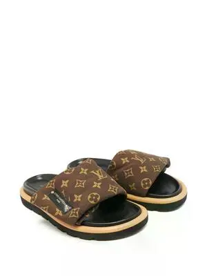 LOUIS VUITTON Pool Pillow Monogram Slippers