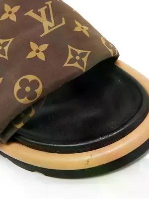 LOUIS VUITTON Pool Pillow Monogram Slippers