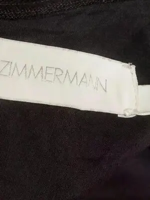 Zimmermann Open-back Puff-sleeves Mini Dress