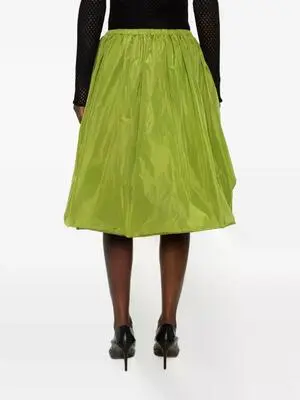 A.M.G. Gathered Balloon-hem Skirt