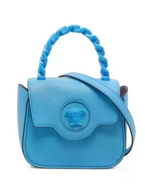 Versace Mini La Medusa Shoulder Bag - Blue