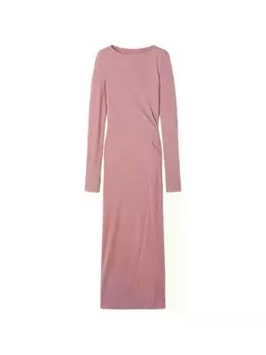 LANVIN Lond Draped Dress In Crepe Jersey