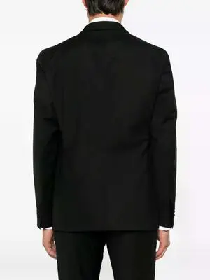 Tagliatore Super 110's Double-breasted Shawl-lapel Wool Blazer