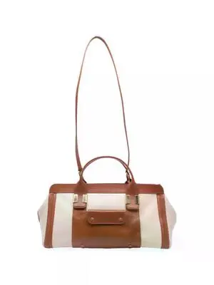 Chloé Alice Colorblock Tote Bag - Brown