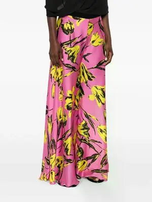 HANITA Floral-print Palazzo Pants