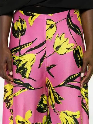 HANITA Floral-print Palazzo Pants
