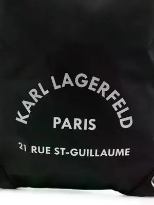 Karl Lagerfeld Logo-motif Drawstring Backpack