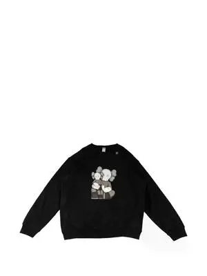 KAWS X Uniqlo Graphic-print Sweatshirt - Black