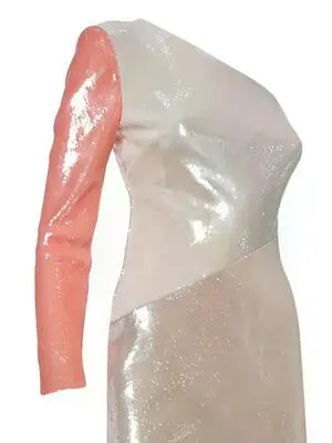 Diane Von Furstenberg One-shoulder Sequin Midi Dress