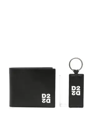Dsquared2 Logo-motif Leather Wallet - Black