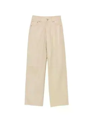 BY MALENE BIRGER Wide-leg Leather Trousers