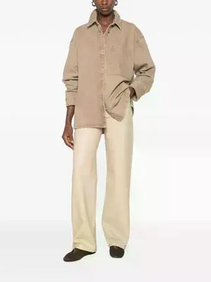 BY MALENE BIRGER Wide-leg Leather Trousers