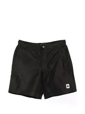 Amiri Logo Patch Swim Shorts - Black
