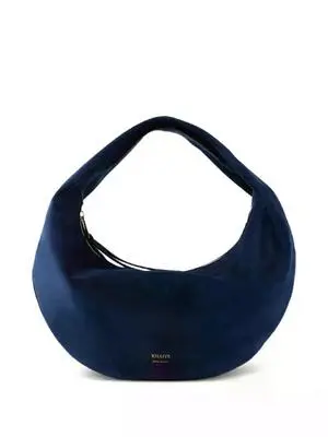 Khaite Olivia Suede Shoulder Bag - Blue