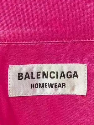 Balenciaga Button-front Shorts And Shirt Pajamas Set