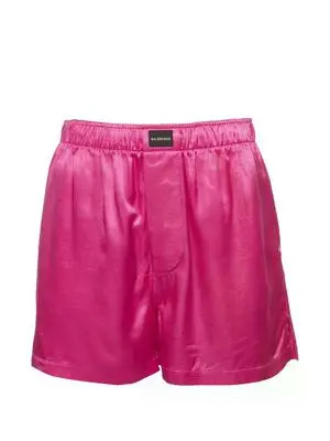 Balenciaga Button-front Shorts And Shirt Pajama Set