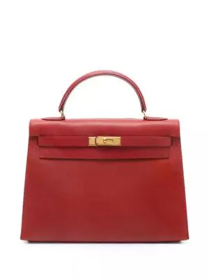Hermès 1997 Kelly 32 Tote Bag - Red