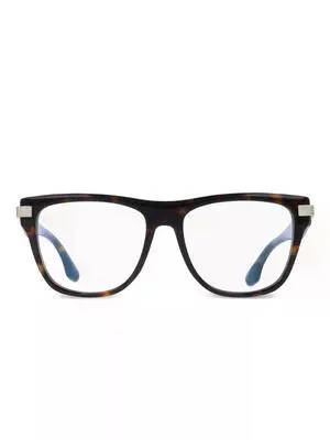 Victoria Beckham Square-frame Glasses - Brown