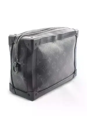 LOUIS VUITTON 2019 Soft Trunk Monogram Eclipse Messenger Bag