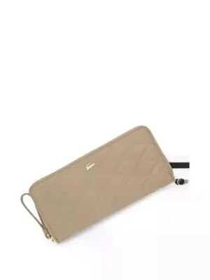 Lacoste Quilted Zip-around Wallet