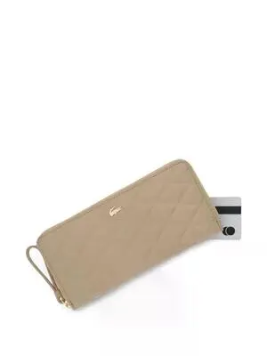 Lacoste Quilted Zip-around Wallet