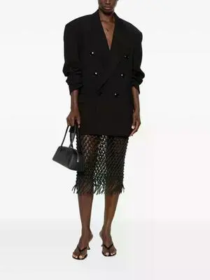 A.M.G. Double-breasted Peak-lapels Jacket