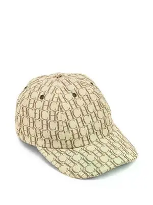Carolina Herrera Monogram Baseball Cap - Neutrals
