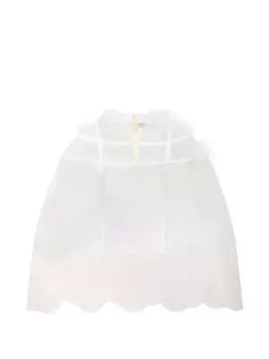 Simone Rocha Sheer Hoop Mini Skirt