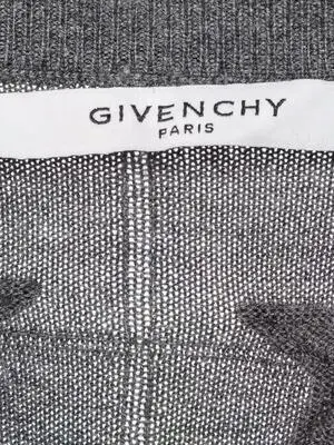 Givenchy Crew-neck Star-appliqué Sweater