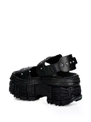 NEW ROCK Stud-embellished Platform Sandals