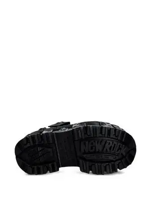 NEW ROCK Stud-embellished Platform Sandals