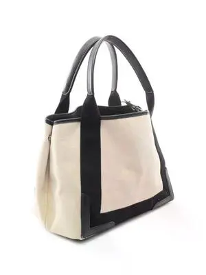 Balenciaga Navy Cabas Tote Bag - Neutrals