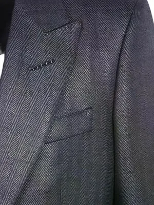 TOM FORD Herringbone-pattern Wool Blazer