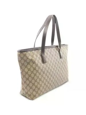 Gucci Gg Supreme Tote Bag - Neutrals