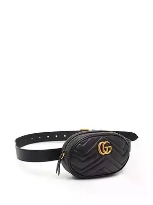 Gucci Mini Gg Marmont Matelassé Belt Bag