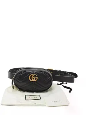 Gucci Mini Gg Marmont Matelassé Belt Bag