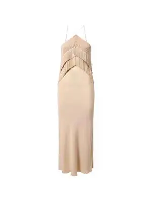 Andamane Reina Midi Dress - Neutrals