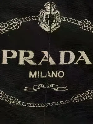 Prada Small Canapa Tote Bag