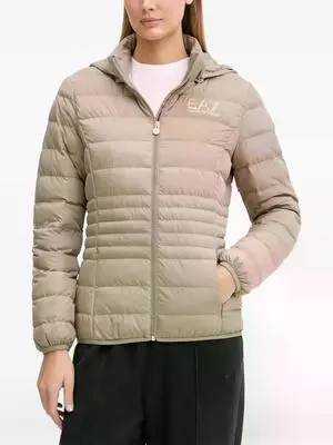 EA7 Hooded Quilted Jacket