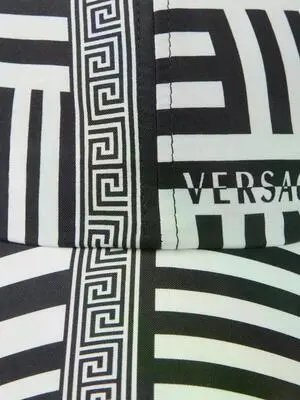 Versace Greca-print Baseball Cap