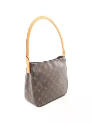 LOUIS VUITTON Monogram Canvas Looping Shoulder Bag - Brown