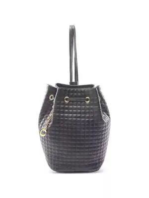 Celine Small Quilted C-charm Backpack - Black